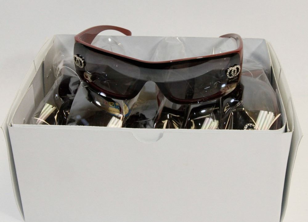 12 PAIRS OF CHANEL REPLICA WINE COLOR DESIGNER