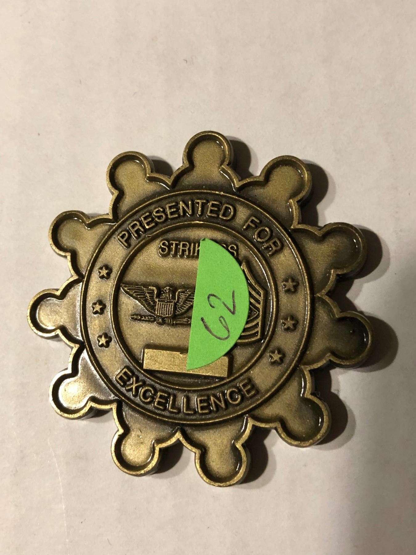 Military Challenge Token Iron Brigade 4th Infantry Division