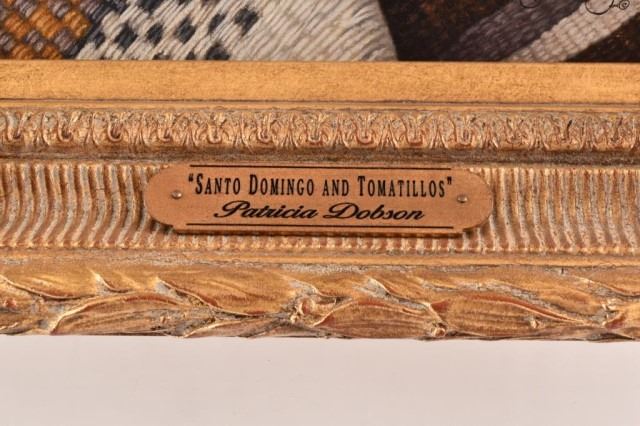 Patricia Dobson "Santo Domingo and Tomatillos"