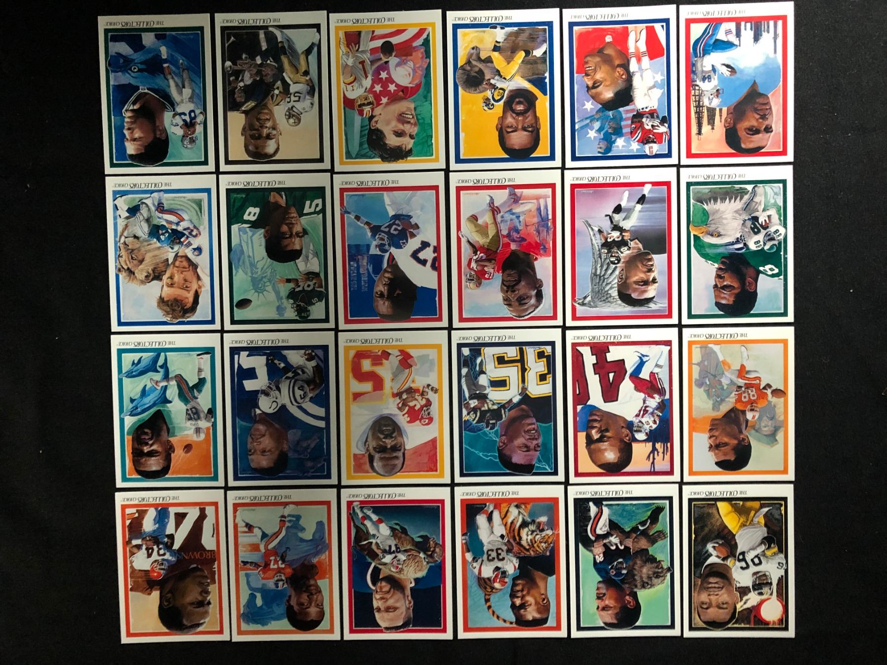 THE COLLECTOR'S CHOICE NFL FOOTBALL CARD LOT (COMPLETE SET)