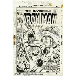 George Tuska - Iron Man #13 Cover Original Art (Marve George Tuska ...