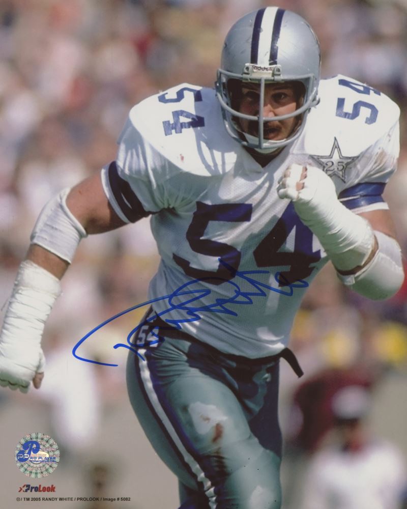 Randy White Signed Dallas Cowboys 8x10 Photo (Pro Player Hologram)