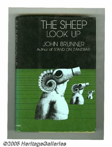 John Brunner - The Sheep Look Up with Dust Jacket