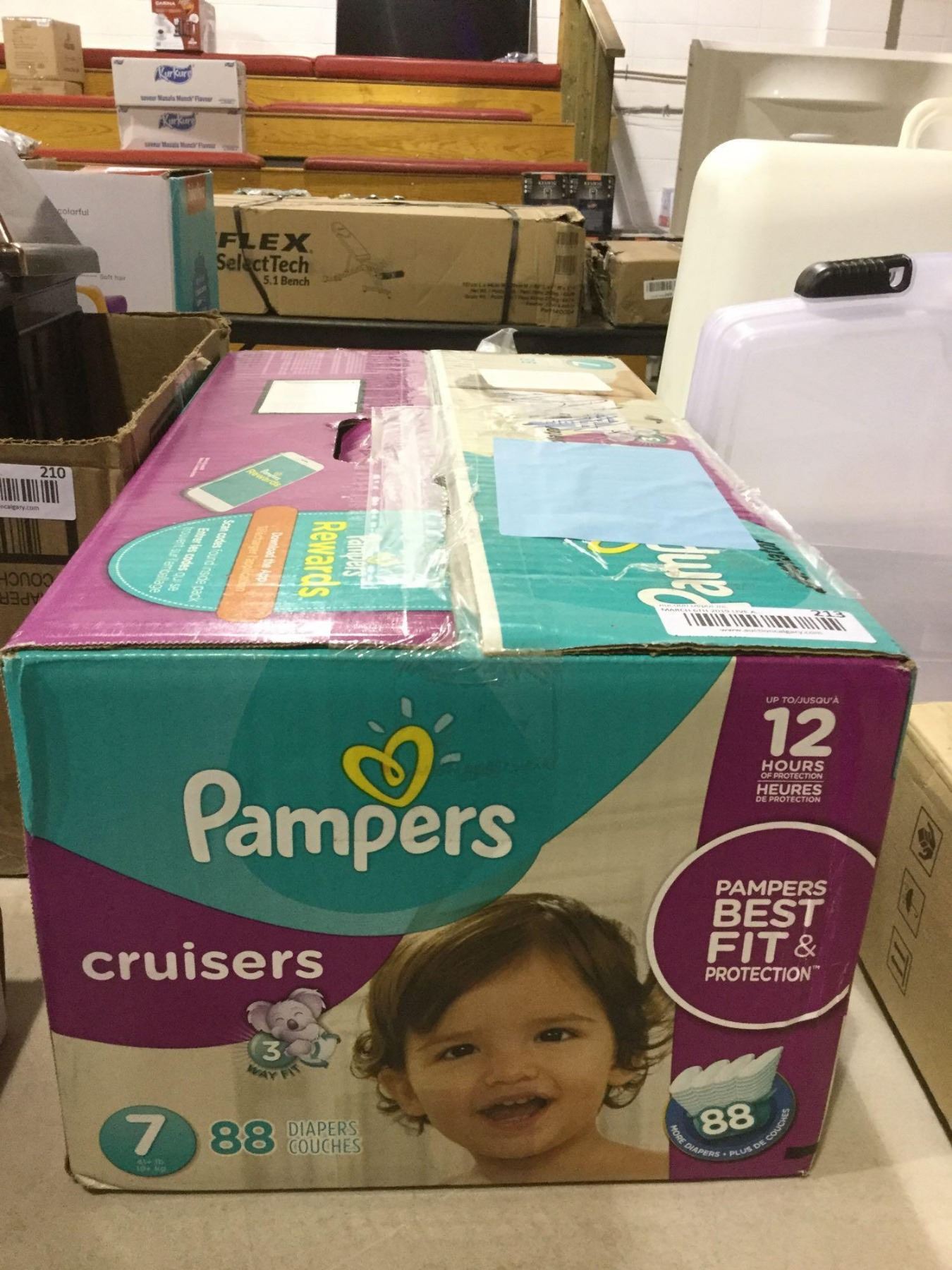 Case of 88 Pampers Cruisers Diapers
