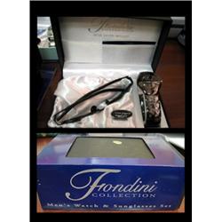 Fondini Collection Gents Watch & Sunglass Set in gift box
