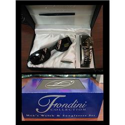 Fondini Collection Gents Watch & Sunglass Set in gift box