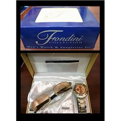 Fondini Collection Gents Watch & Sunglass Set in gift box