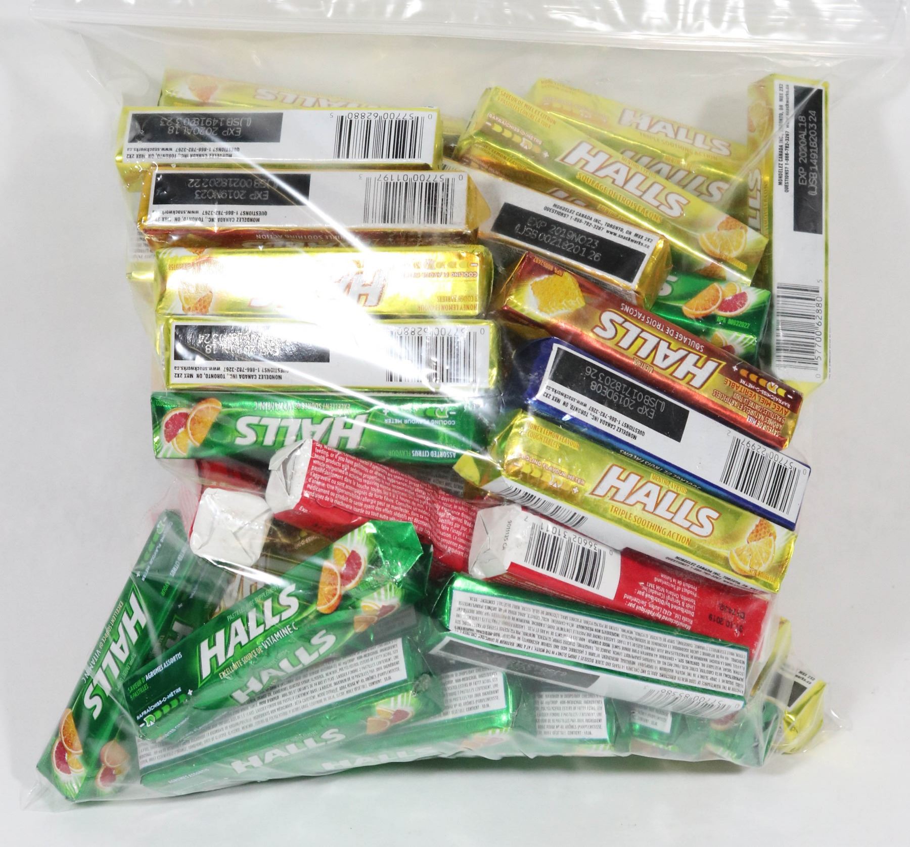 BAG OF ASSORTED HALLS