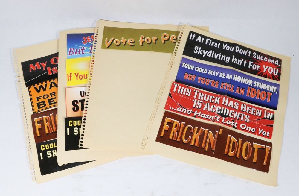 LOT OF VINTAGE BUMPER STICKERS - Kastner Auctions