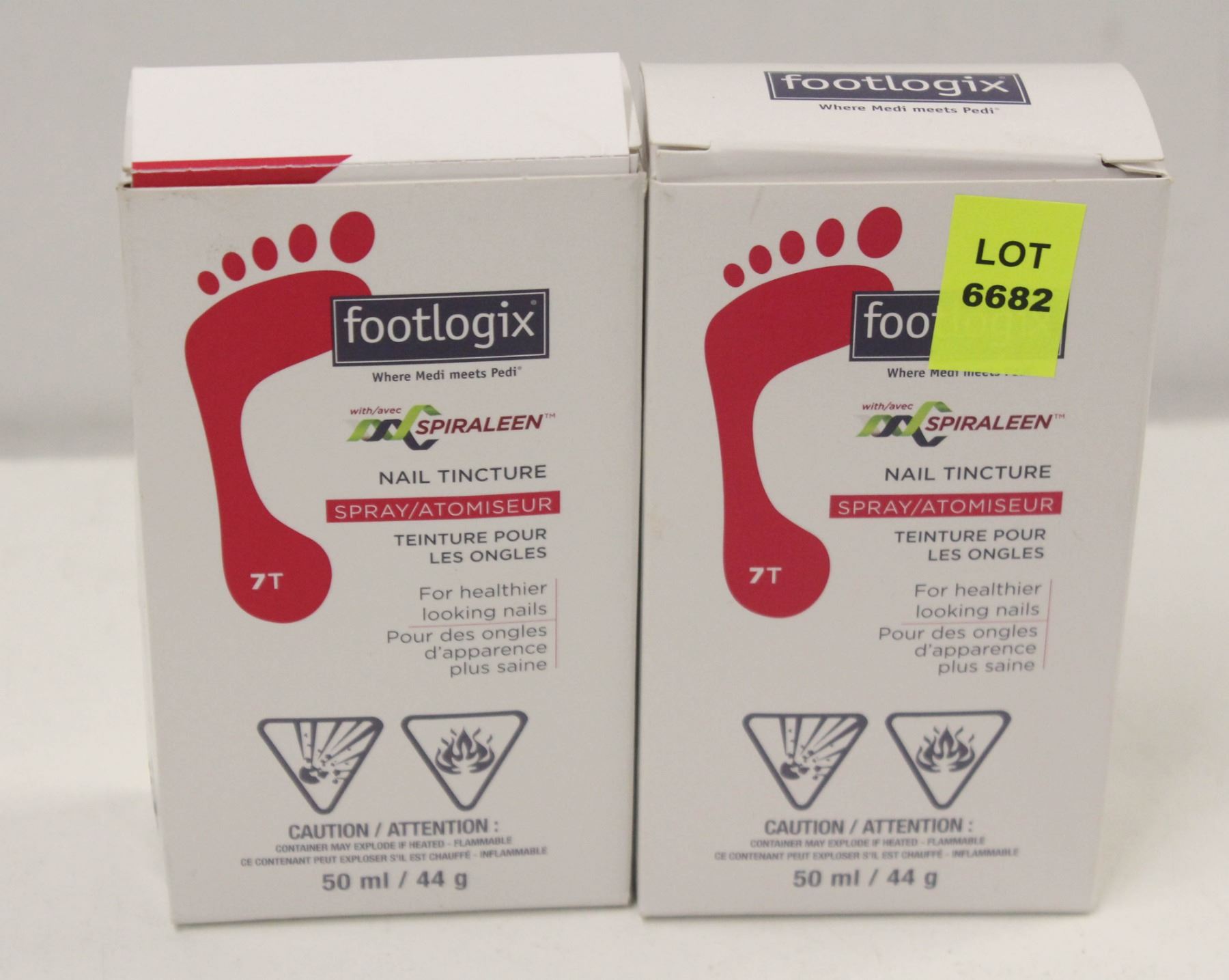 2 BOXES OF FOOTLOGIX NAIL TINCTURE SPRAY