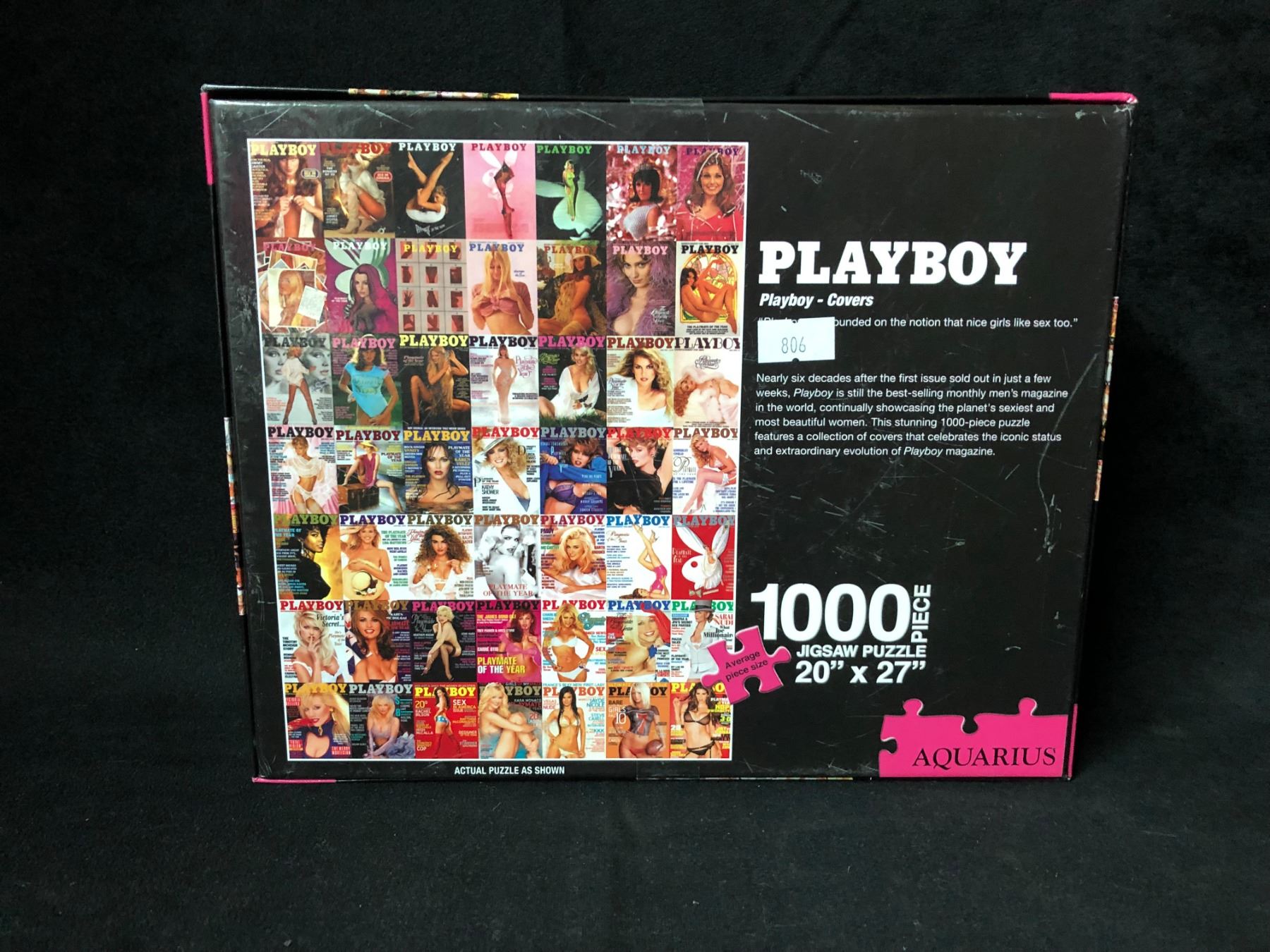 PLAYBOY COVERS 1000 PIECE JIGSAW PUZZLE playboy-covers-1000-piece-jigsaw-puzzle