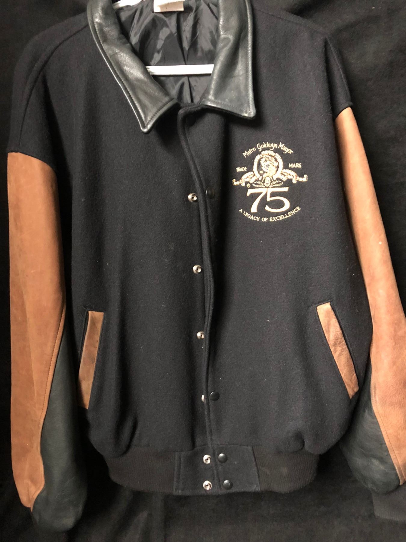 80's Vintage MGM Metro Goldwyn Mayer Varsity Wool Jacket | Made in ...