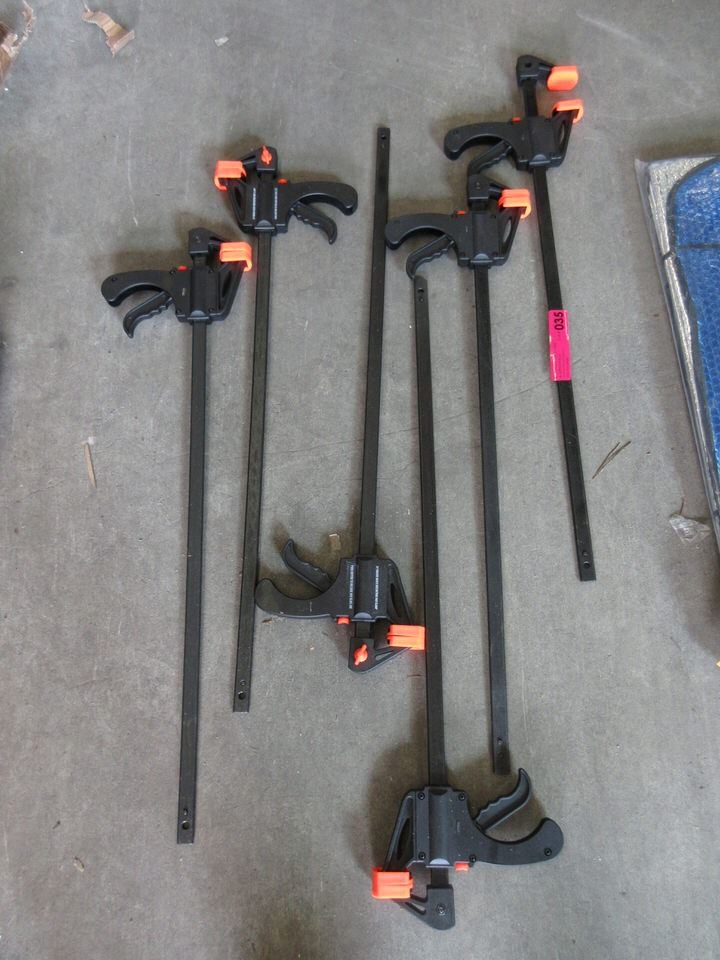 6 New Quick Release F-Clamps