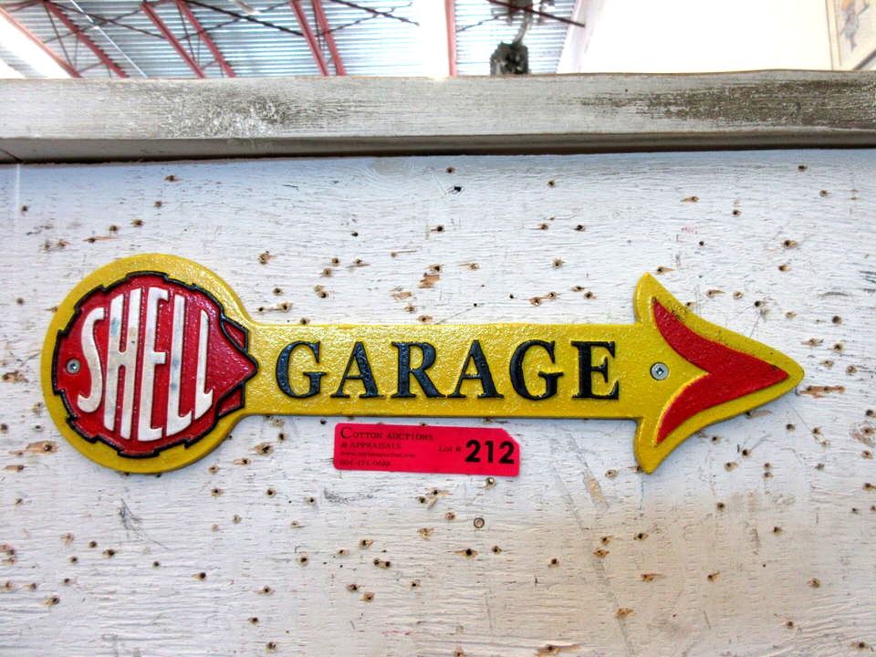 Cast Metal Shell Garage Arrow