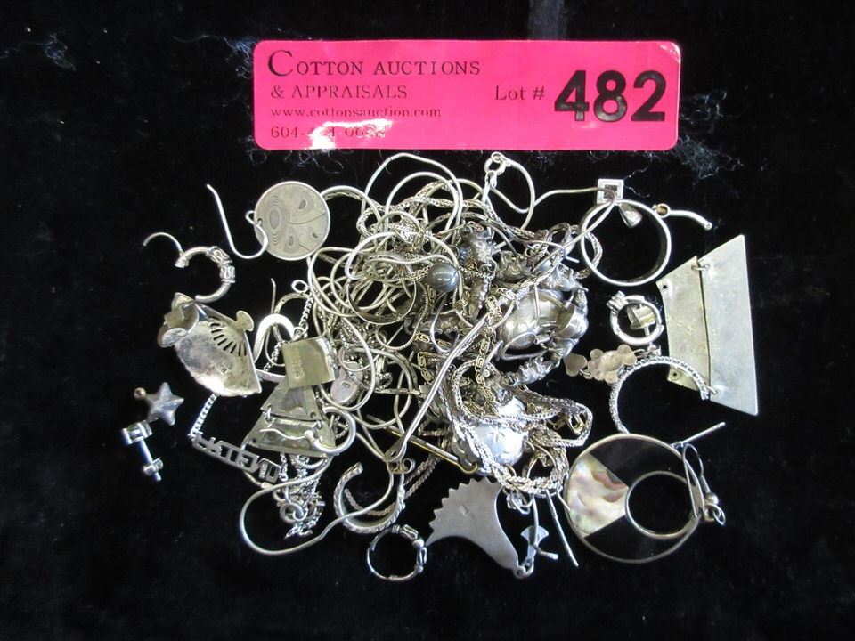 100 Grams of Scrap Silver Jewelry
