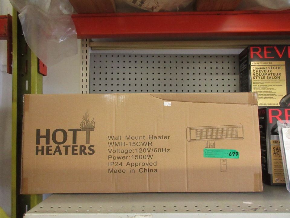 New Hott 1500 Watt Wall Mount Heater