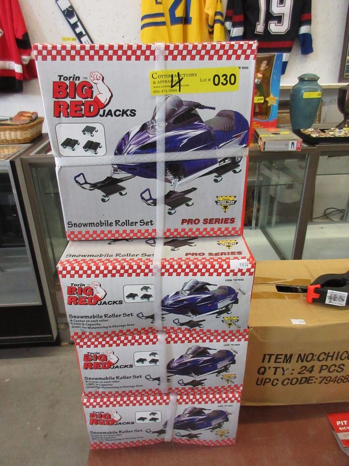 Set of 4 New "Big Red" Snowmobile Roller Sets