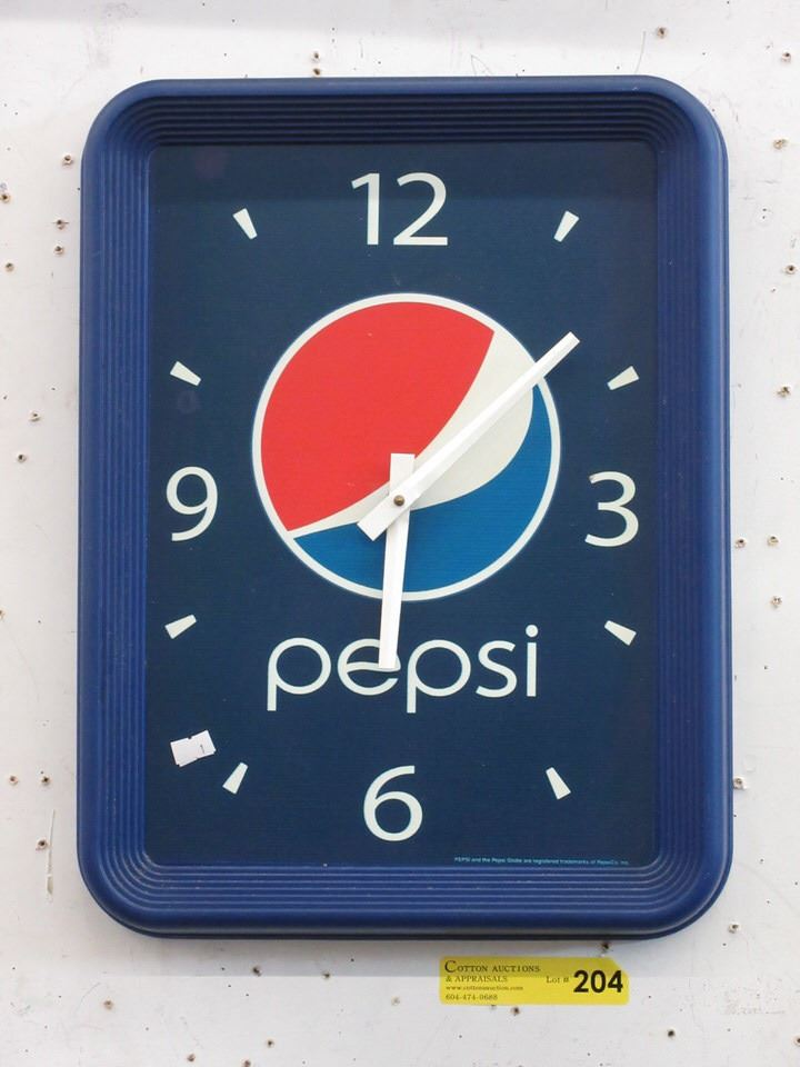 Pepsi Advertising Wall Clock