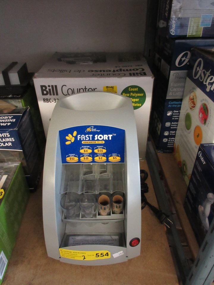 Electric Bill Counter & Coin Sorter