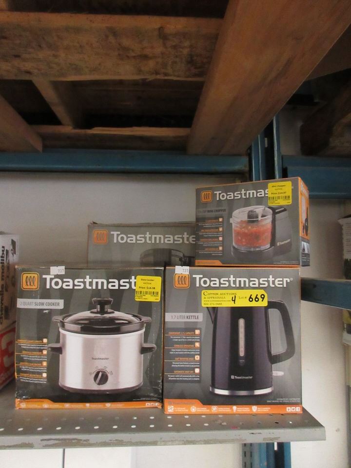 4 Toastmaster Small Kitchen Appliances