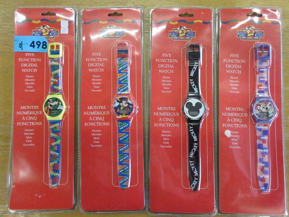 4 New Disney Digital Watches for Age 3 and Up