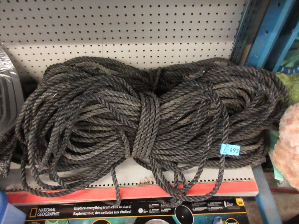 2 Large Bundles of 1/2' Nylon Rope