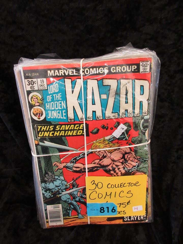 30 Collector Comics with 20¢ to 75¢ Covers