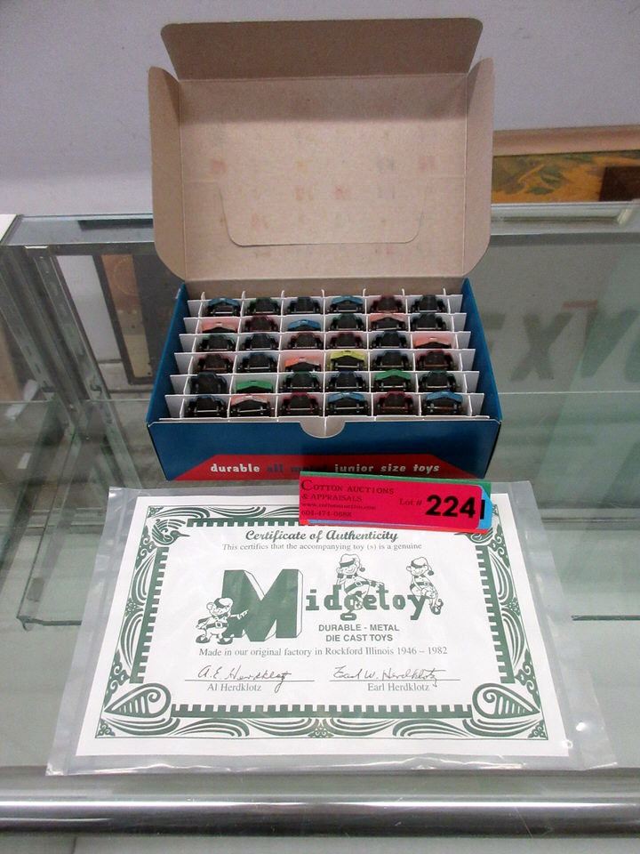 1950s Rare Box of Unopened Midge Toy Cars