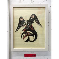 Doug Lafortune Salish "Cowichan Crest" Print
