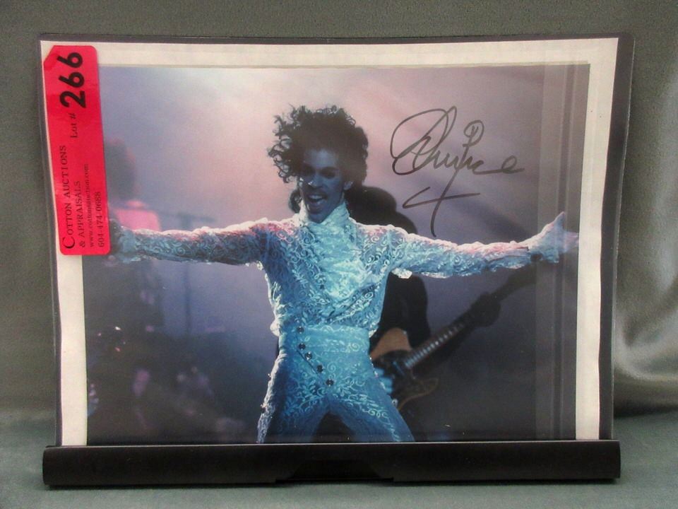 Certified 8x10 Prince Autographed Photo