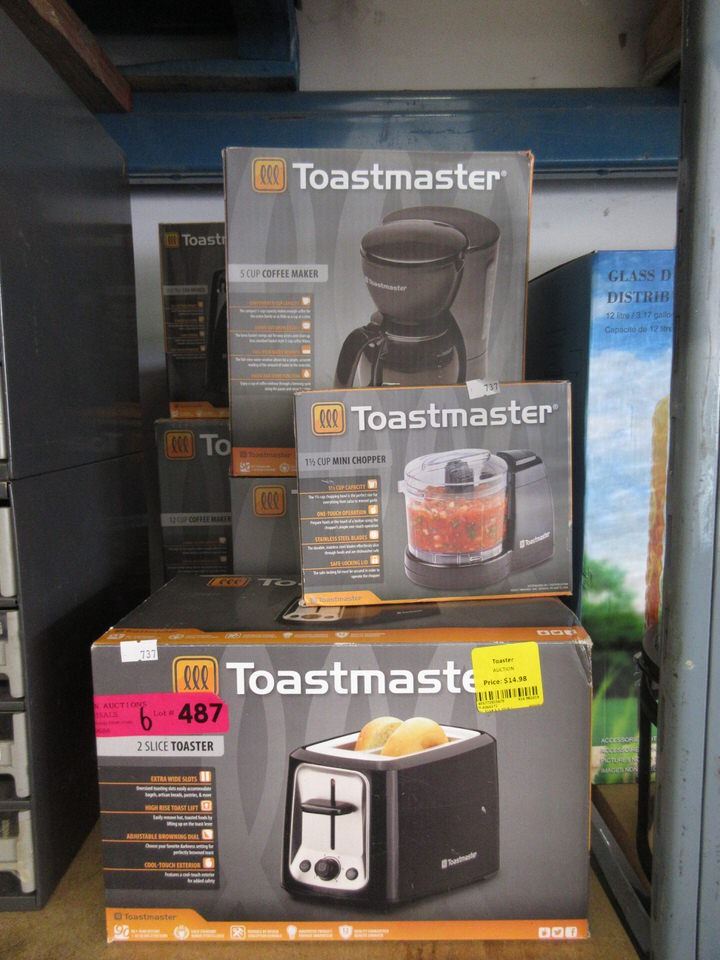 6 Toastmaster Small Kitchen Appliances