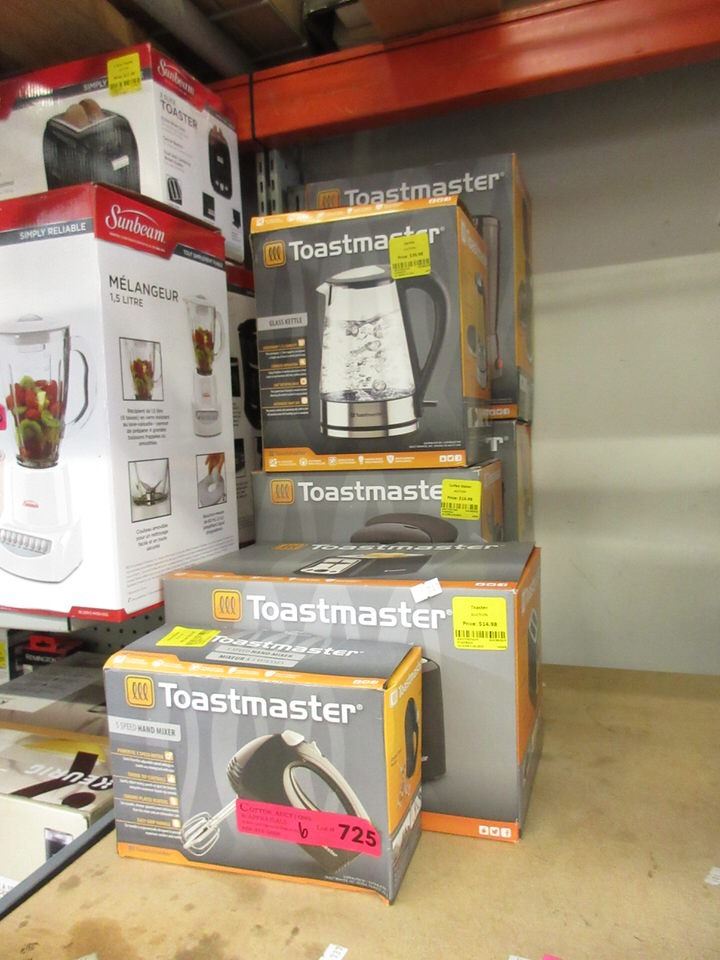 6 Toastmaster Small Kitchen Appliances
