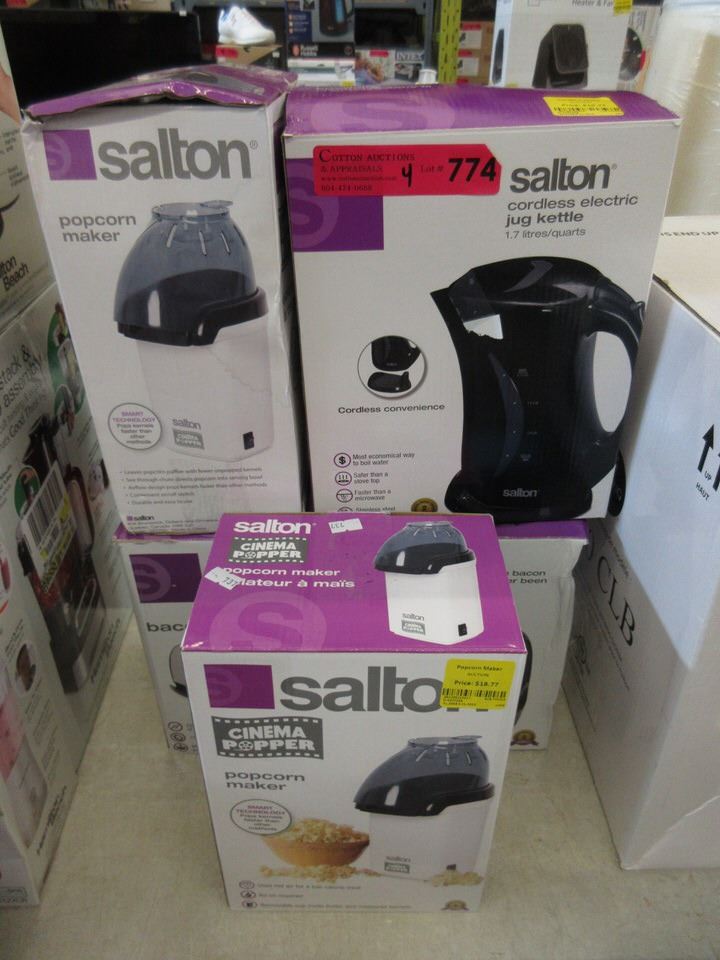 4 Salton Small Kitchen Appliances - Store Returns