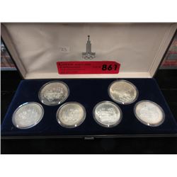 1980 Moscow Olympics Silver Proof 6 Coin Set