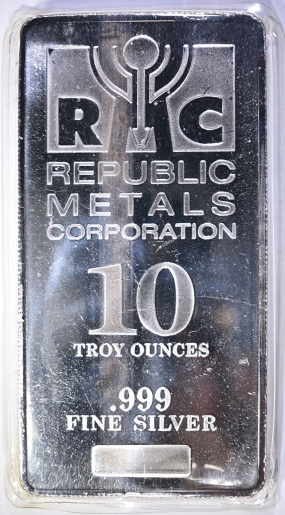 RMC METALS 10 oz .999 SILVER BAR