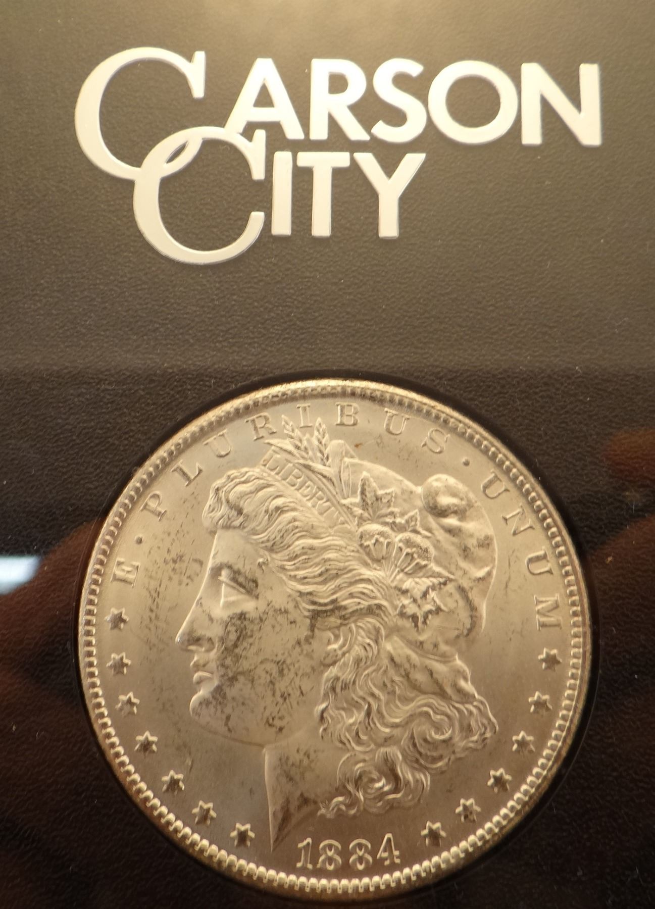 1884 CC Morgan dollar in GSA folder