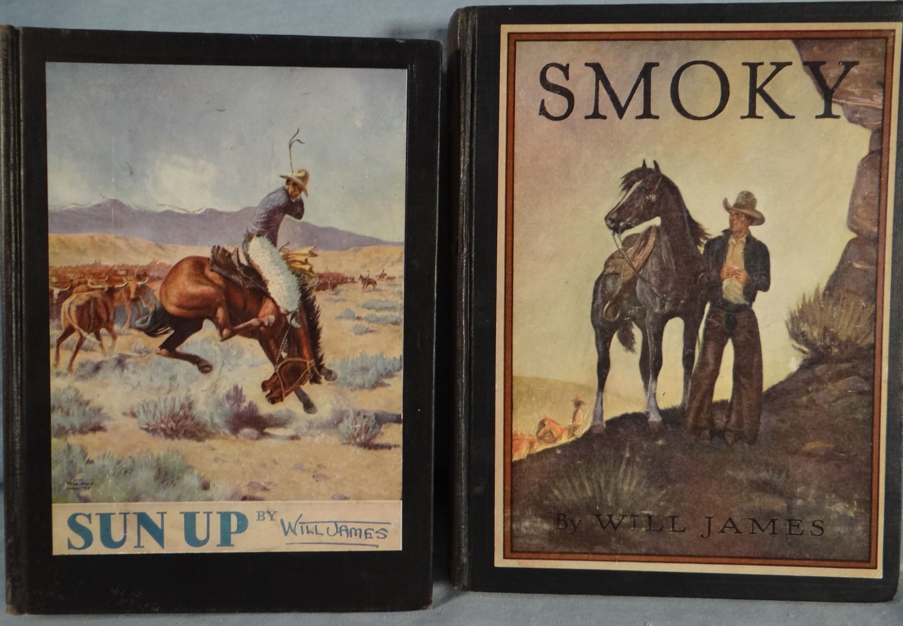 4 books by James, Will, Smoky, 1st Thus (Classic), good and Sun Up ...