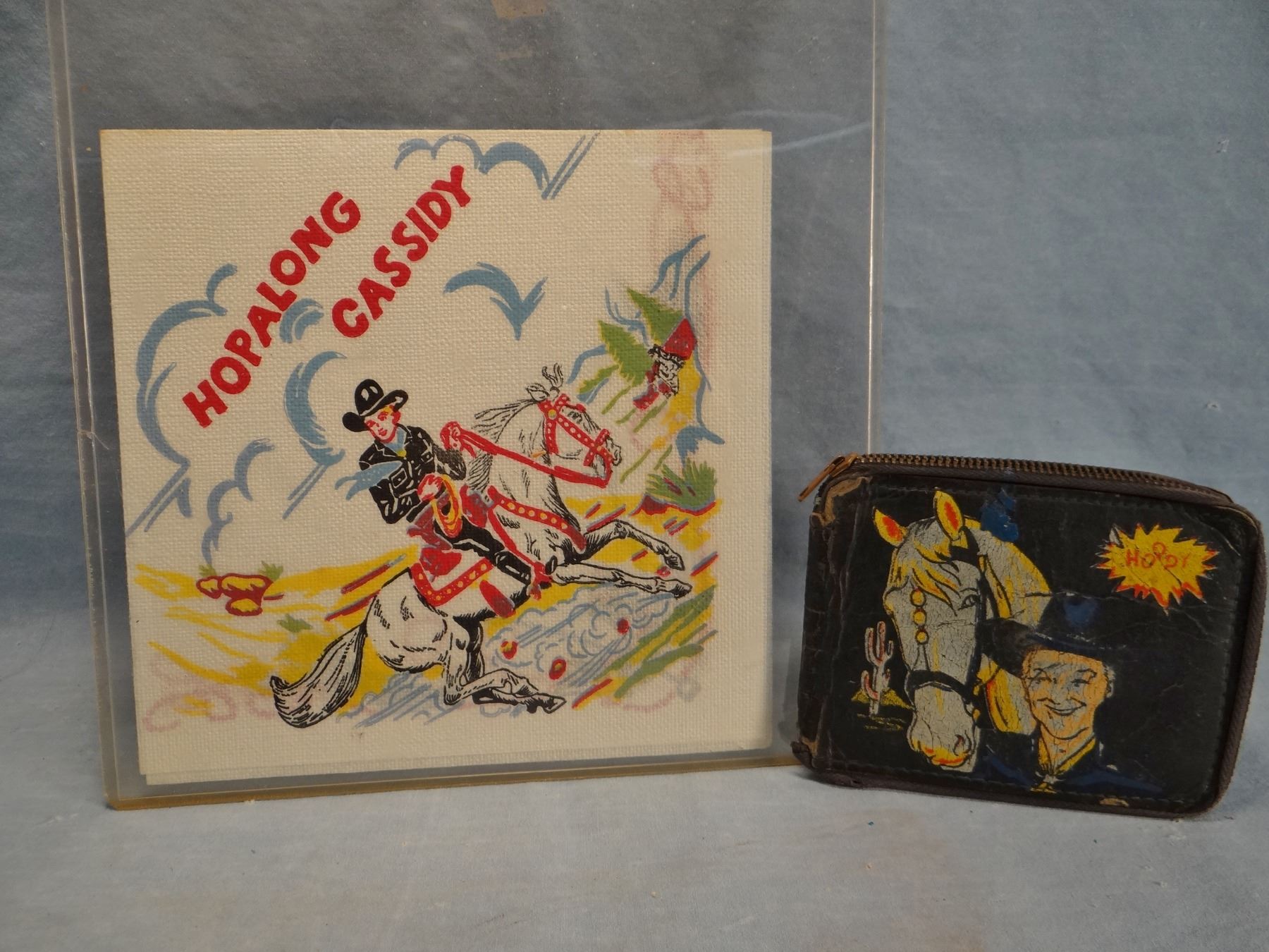 Hop Along Cassidy memorabilia including 4 picture puzzles, lunch box w ...