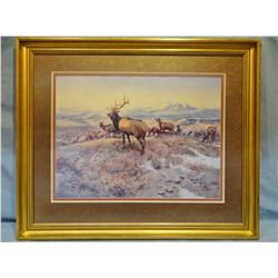 Russell, C.M., The Exalted Ruler, framed print, 19" x 25"