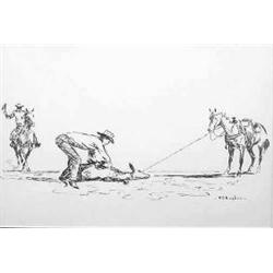 Harold D. Bugbee, Pen and Ink