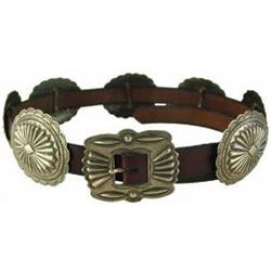 Navajo Concho Belt, circa 1940