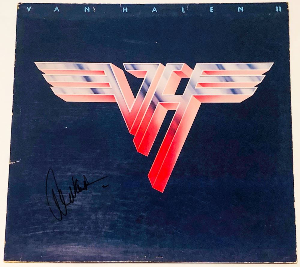 Alex Van Halen Signed "Van Halen II" Vinyl Album Cover (PSA COA)