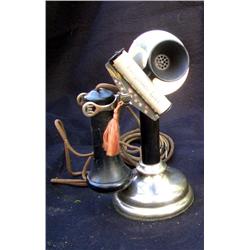 Erickson Candlestick Telephone with Pul