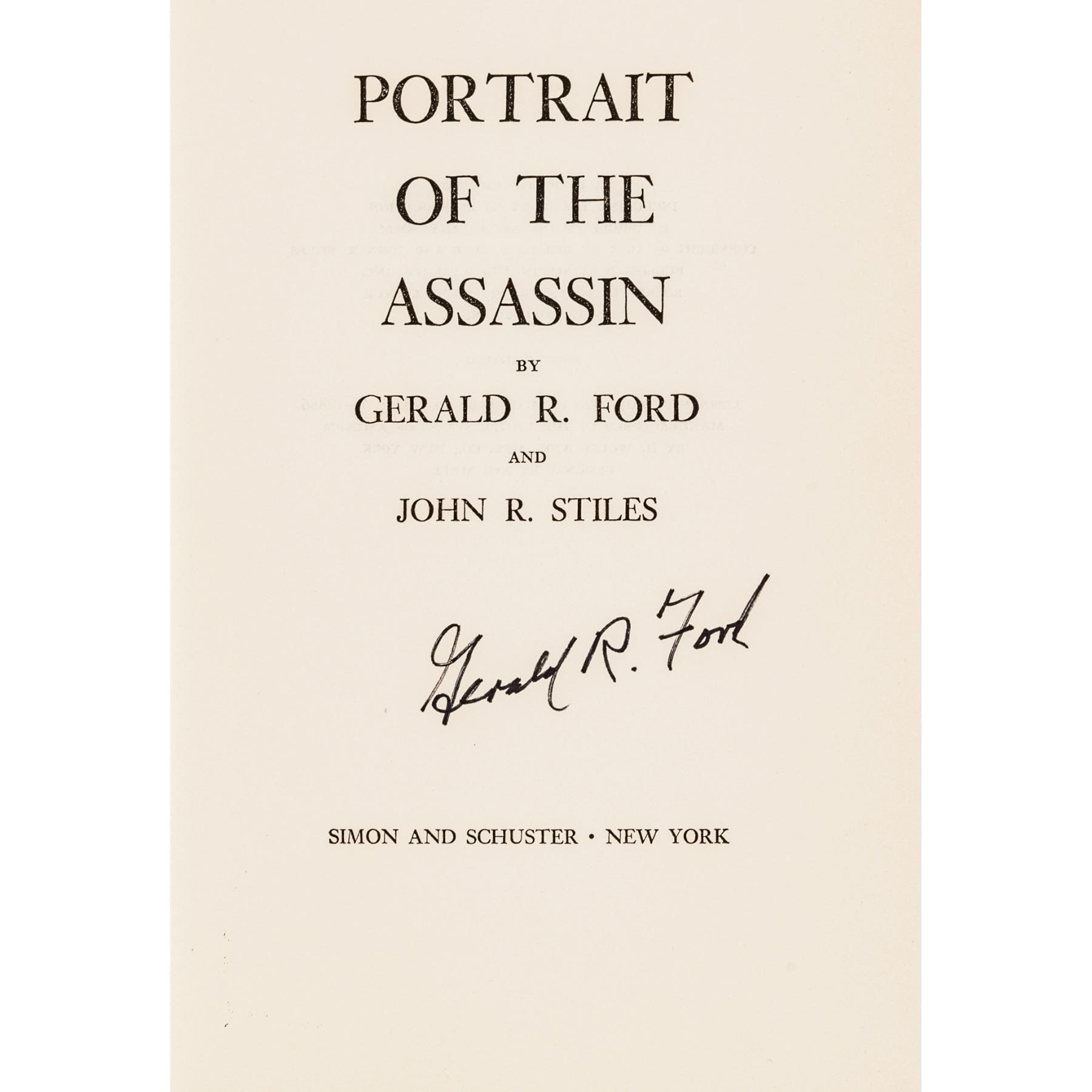 President GERALD R. FORD Historical Archival Collection Lot of Seven Items