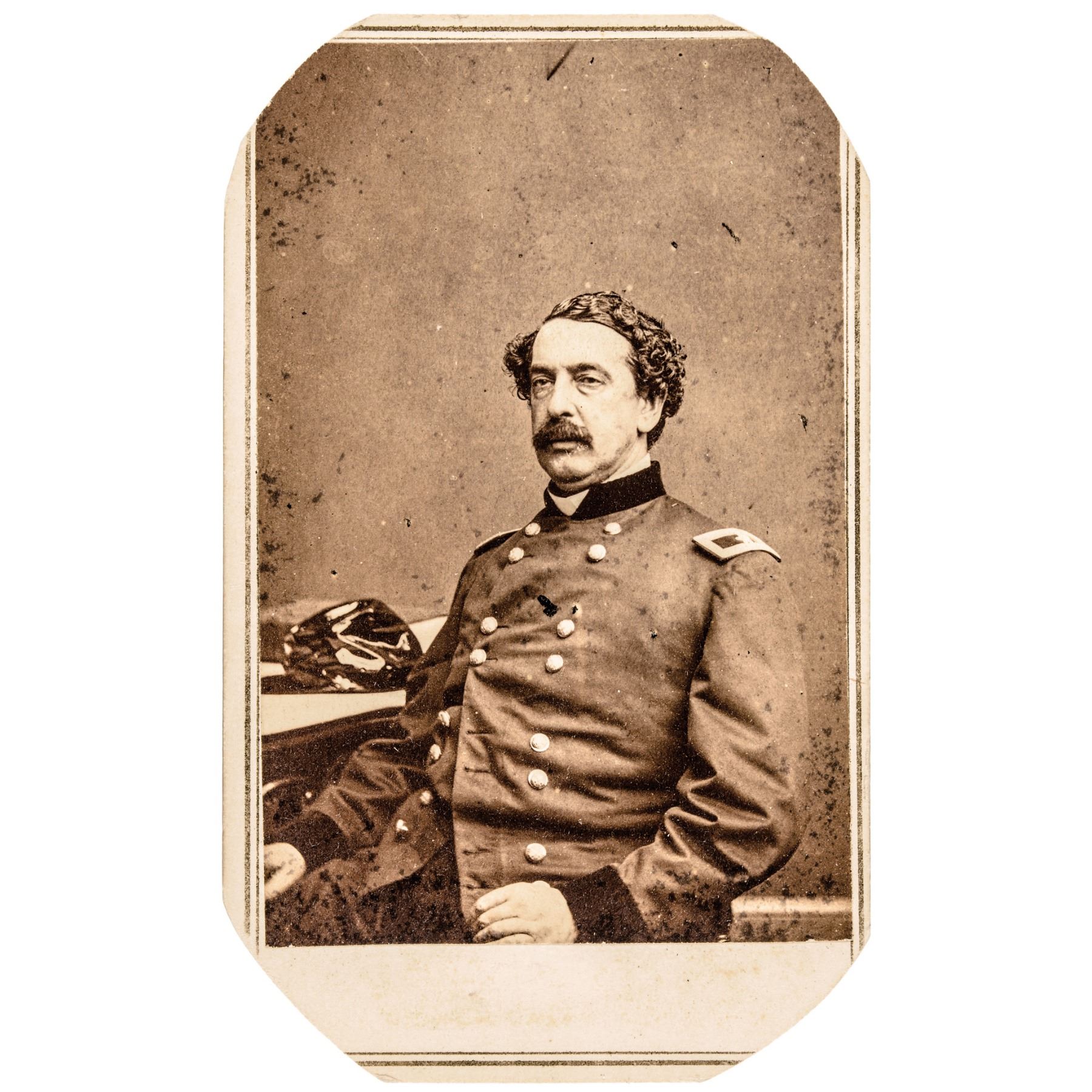 Union General Abner Doubleday by Brady Civil War Carte de Visite ...