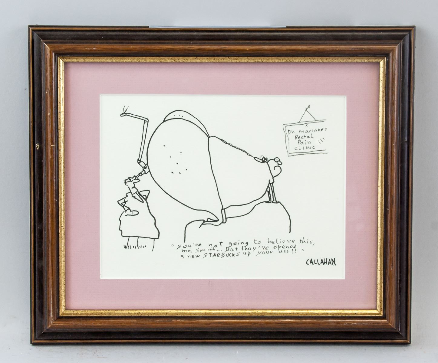 John Callahan American Pop Art Mixed Media