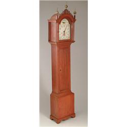 GOOD SILAS HOADLEY GRANDFATHER CLOCK