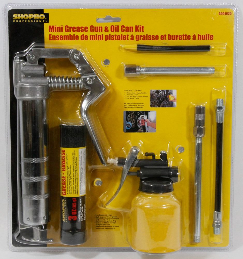 NEW! MINI GREASE GUN & OIL CAN KIT - Kastner Auctions