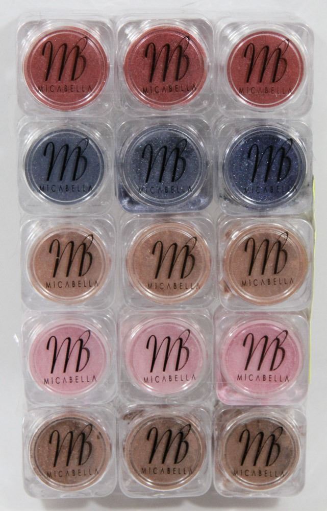 15 MICABELLA NATURAL MINERAL EYE SHADOW ASSORTED