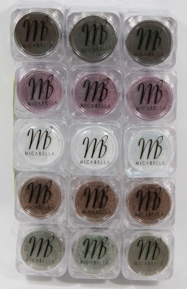15 MICABELLA NATURAL MINERAL EYE SHADOW ASSORTED
